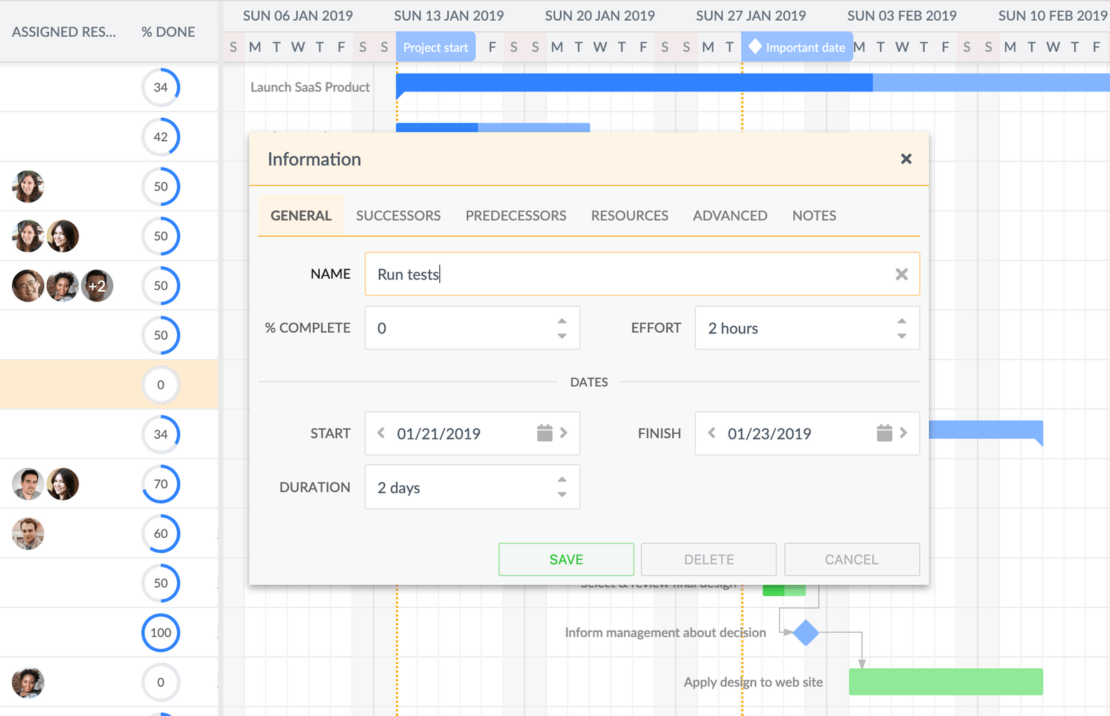 React Gantt A Super Fast Gantt Chart For React Apps
